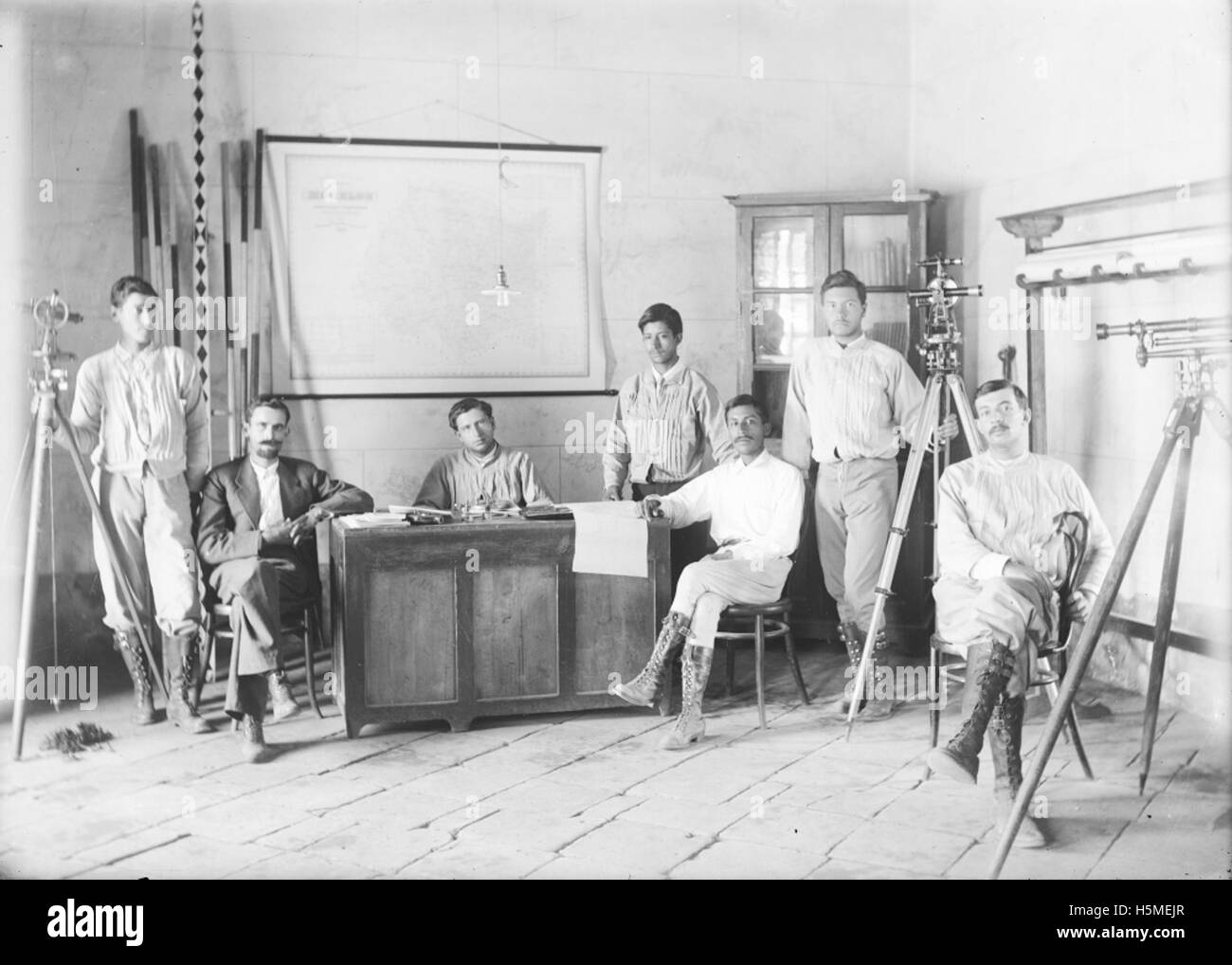 History of surveying hi-res stock photography and images - Alamy