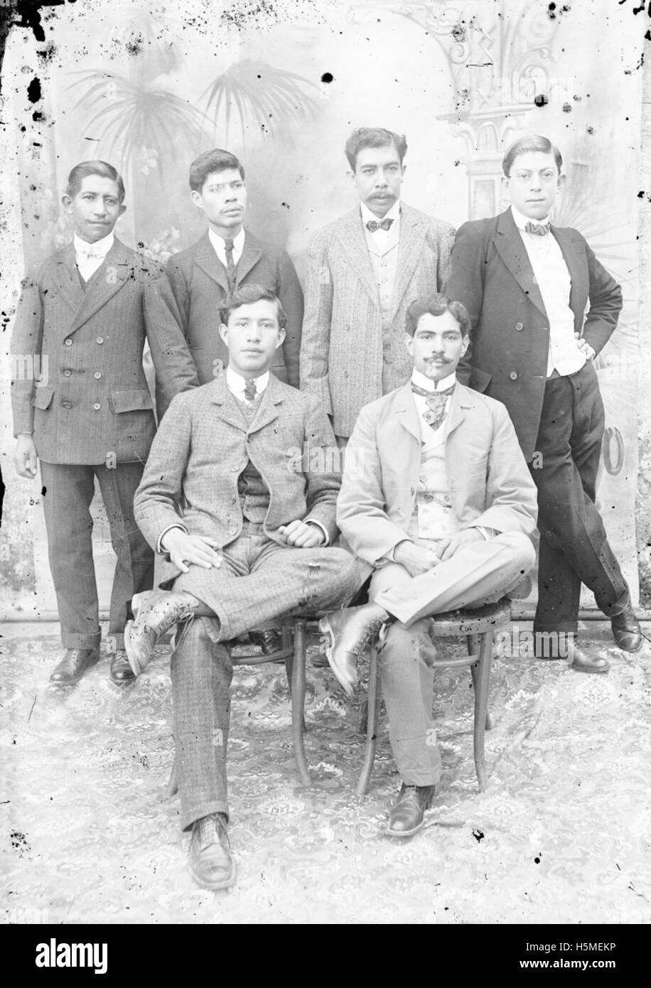 [Group Portrait of Men] Stock Photo - Alamy