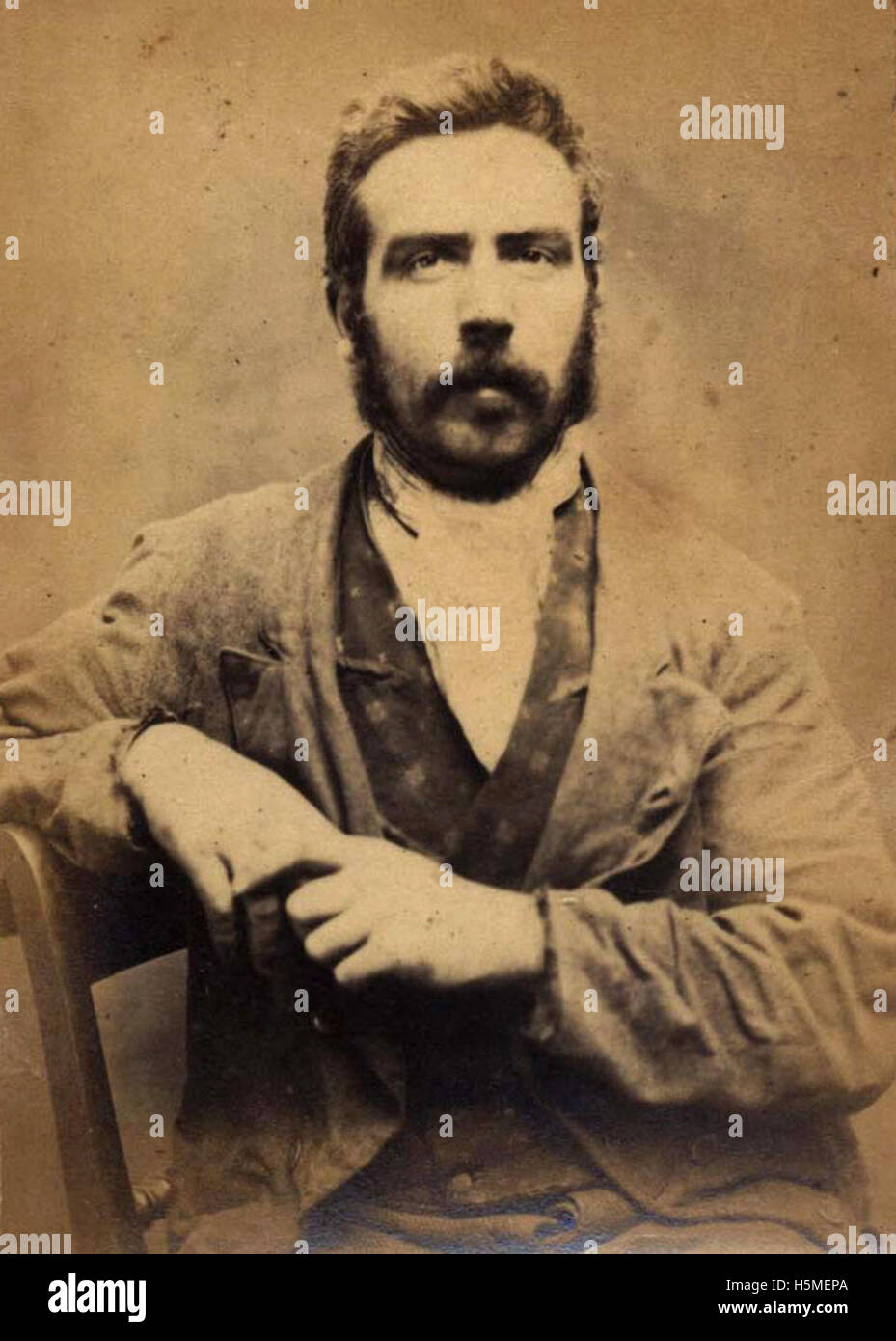 This caption describes Joseph Robson, convicted in 1873 for stealing a ...