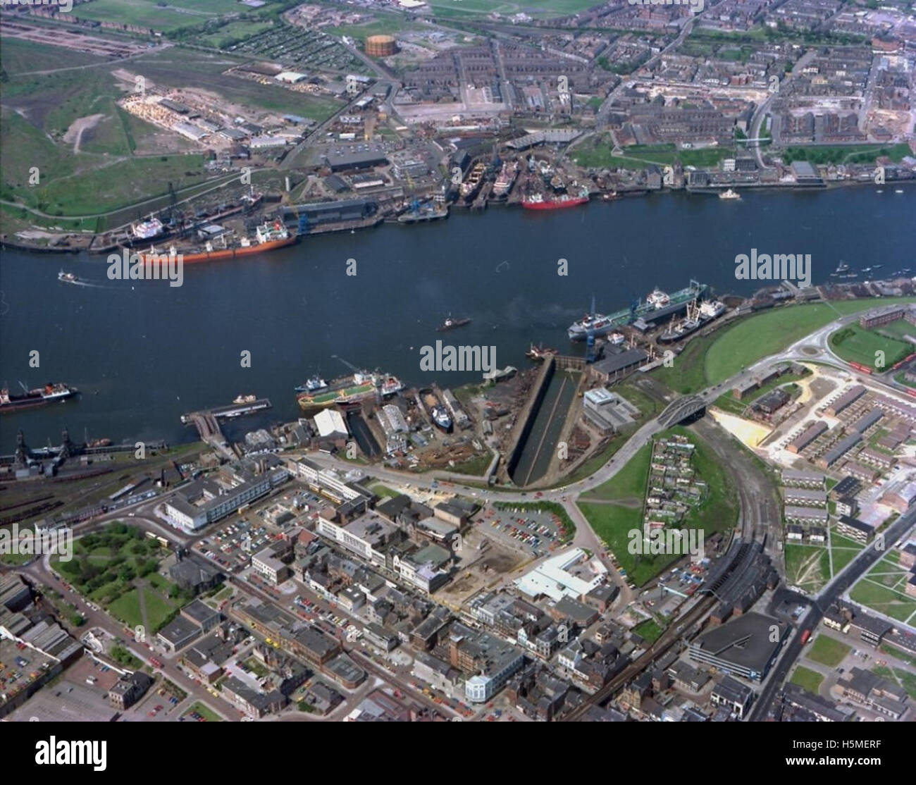 Aerial air south shields hi-res stock photography and images - Alamy