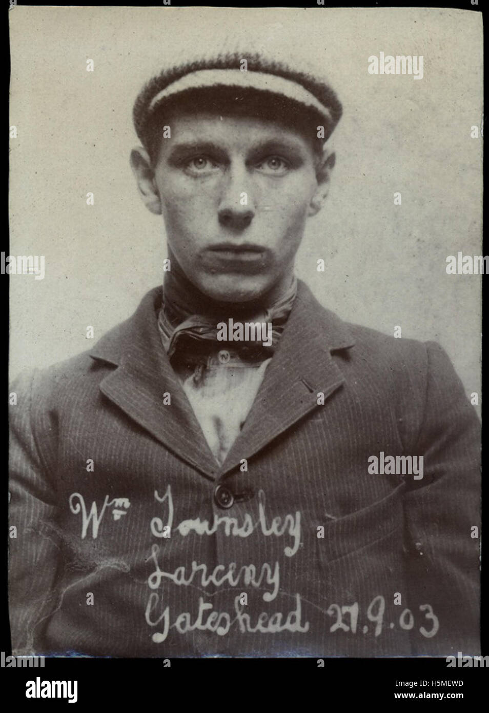 William Townsley, a laborer, was arrested for jewelry theft in 1905 ...