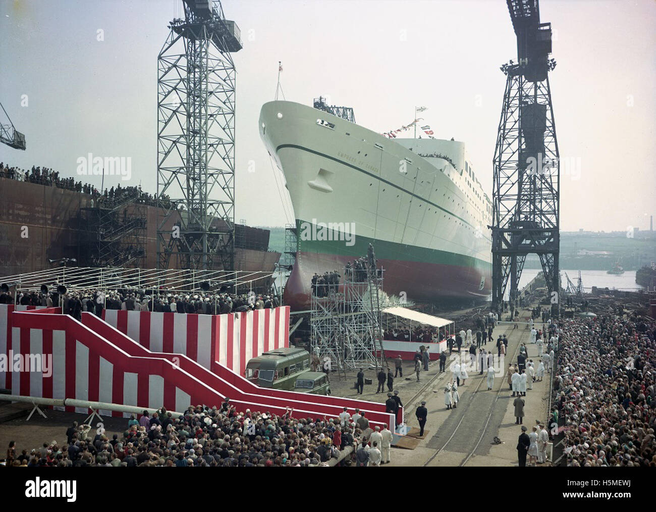 On May 10, 1960, the 'Empress of Canada' passenger liner was launched ...