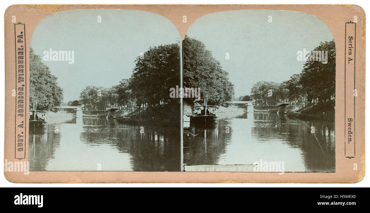 A description of the Göta Canal and the lock at Motala in Östergötland ...
