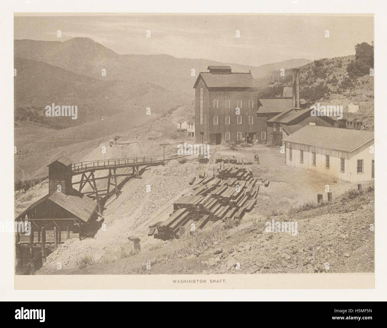The Washington Shaft is likely a historical mining shaft, named after a ...