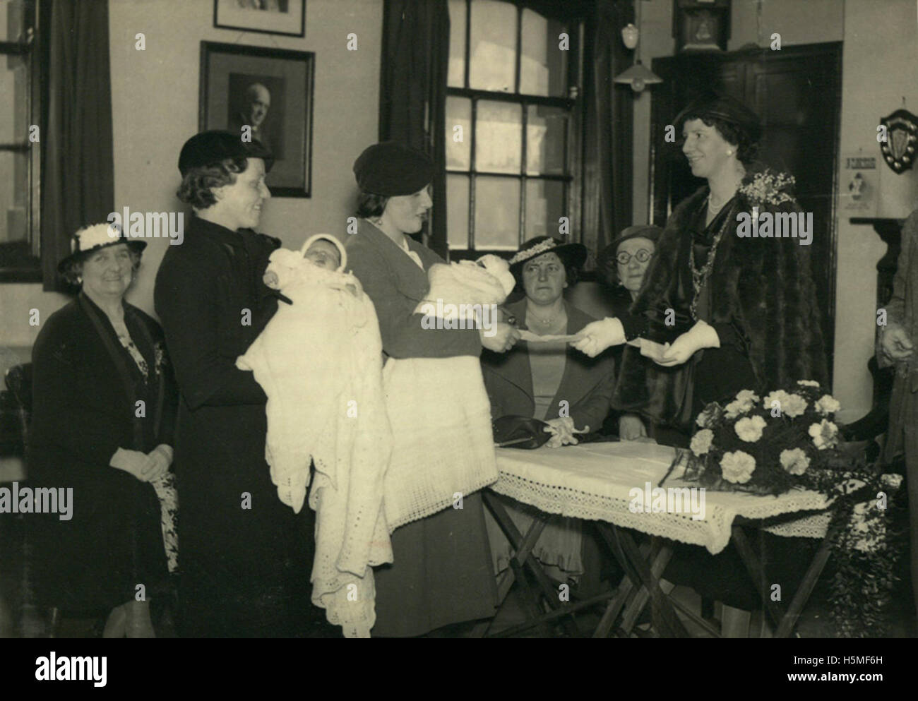 Photograph of the coronation babies from various years, with an event ...