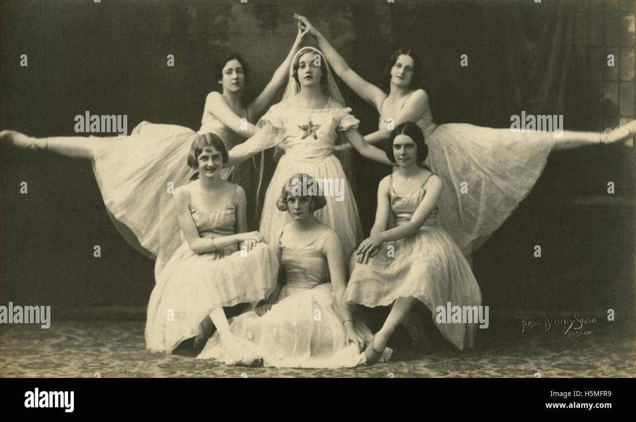 Ballet dance group in costume, 1931 Stock Photo - Alamy