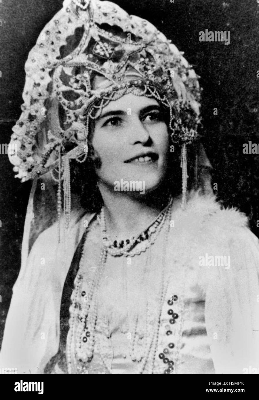 In around 1935, Catherine Meek is photographed in a Russian noblewoman ...