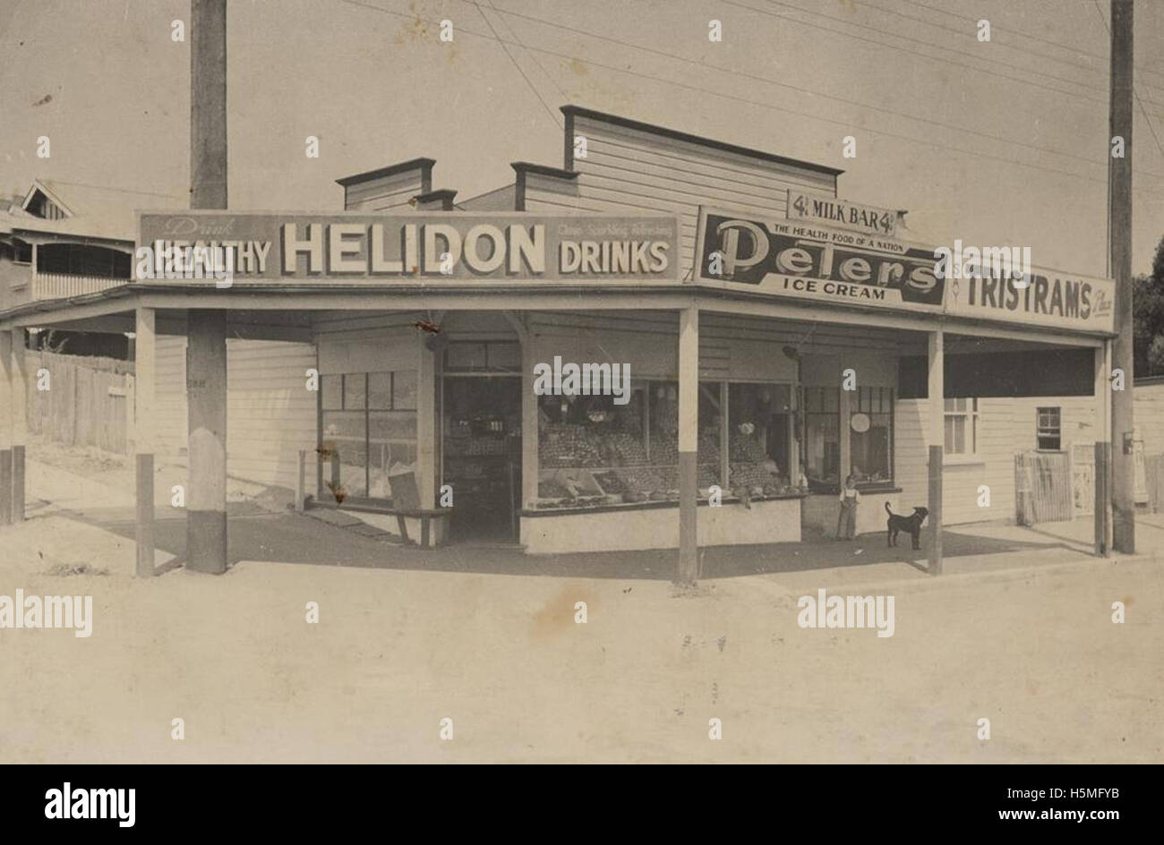 The first store opened by Jerry Palmos in East Brisbane around 1940 ...