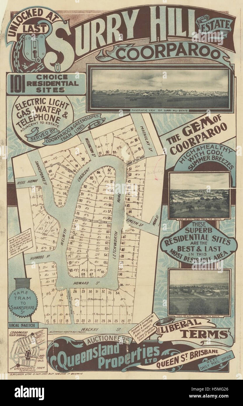 Surry map hi-res stock photography and images - Alamy