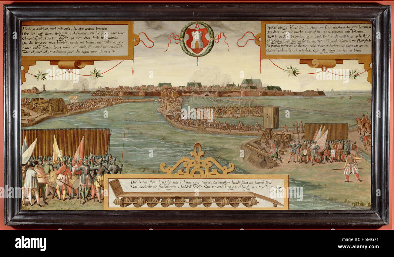 Het beleg van Alkmaar refers to the Siege of Alkmaar, a key event in ...