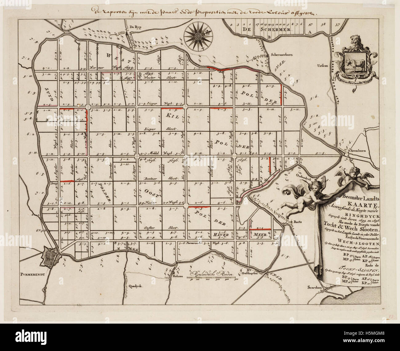 This title references De Beemster, a region in the Netherlands known ...
