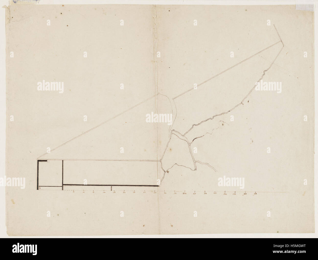 This map, dated 1844, depicts the Waard- en Groetpolder, a region in ...