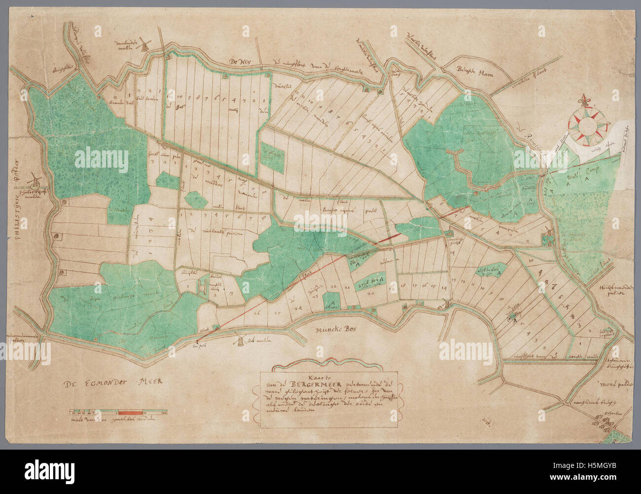 The Bedijkte Bergermeer refers to the land reclamation of the ...