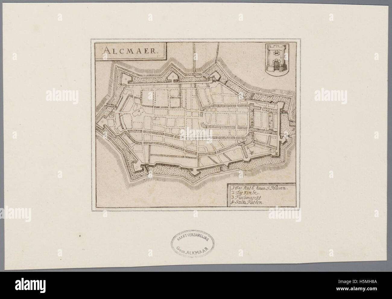 Alkmaar map hi-res stock photography and images - Alamy