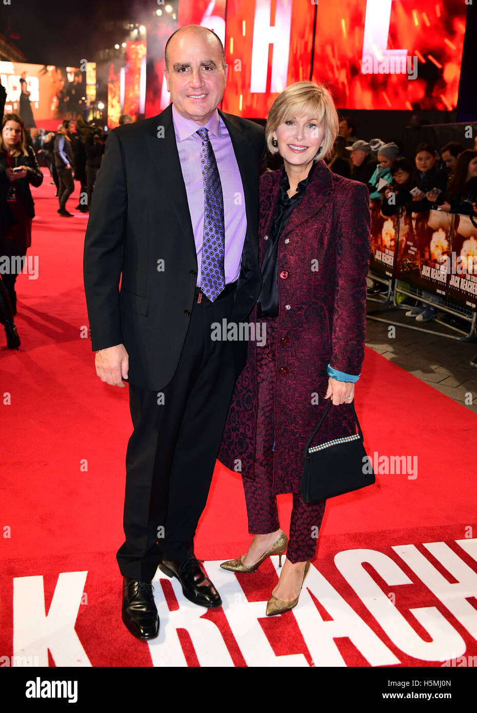 Don Granger and Lisa McRee attending the Jack Reacher: Never Go Back ...