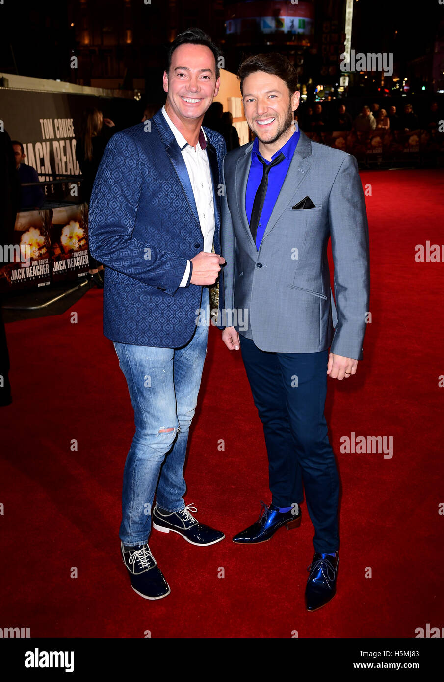 Craig Revel Horwood (left) attending the Jack Reacher: Never Go Back ...