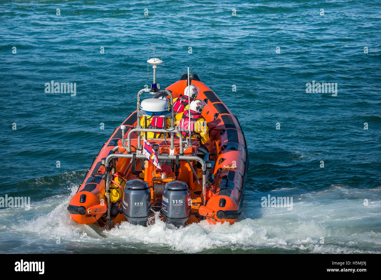 Rigid inflatable lifeboat hi-res stock photography and images - Alamy