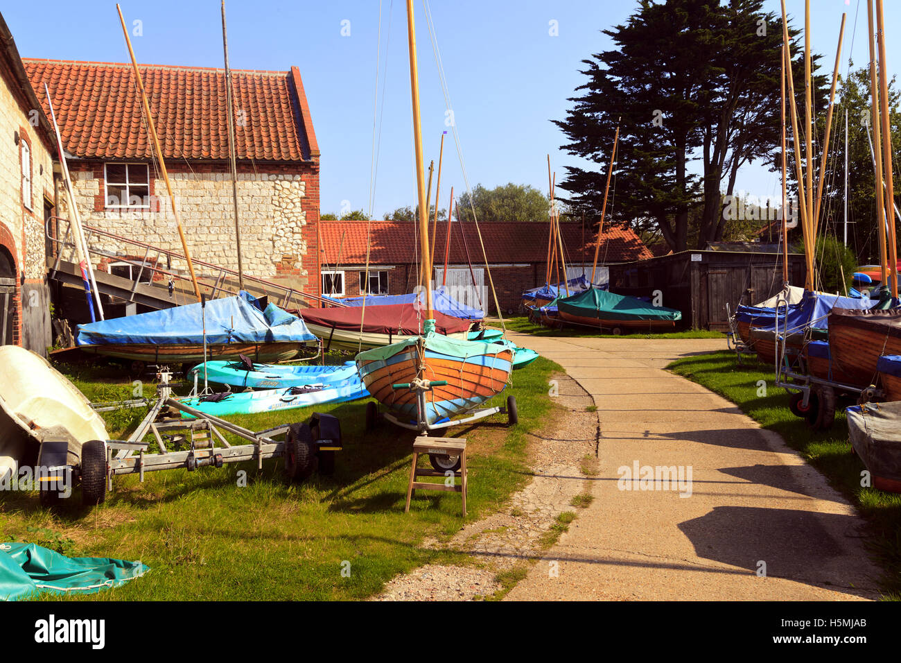 Boatyard Norfolk High Resolution Stock Photography and Images - Alamy
