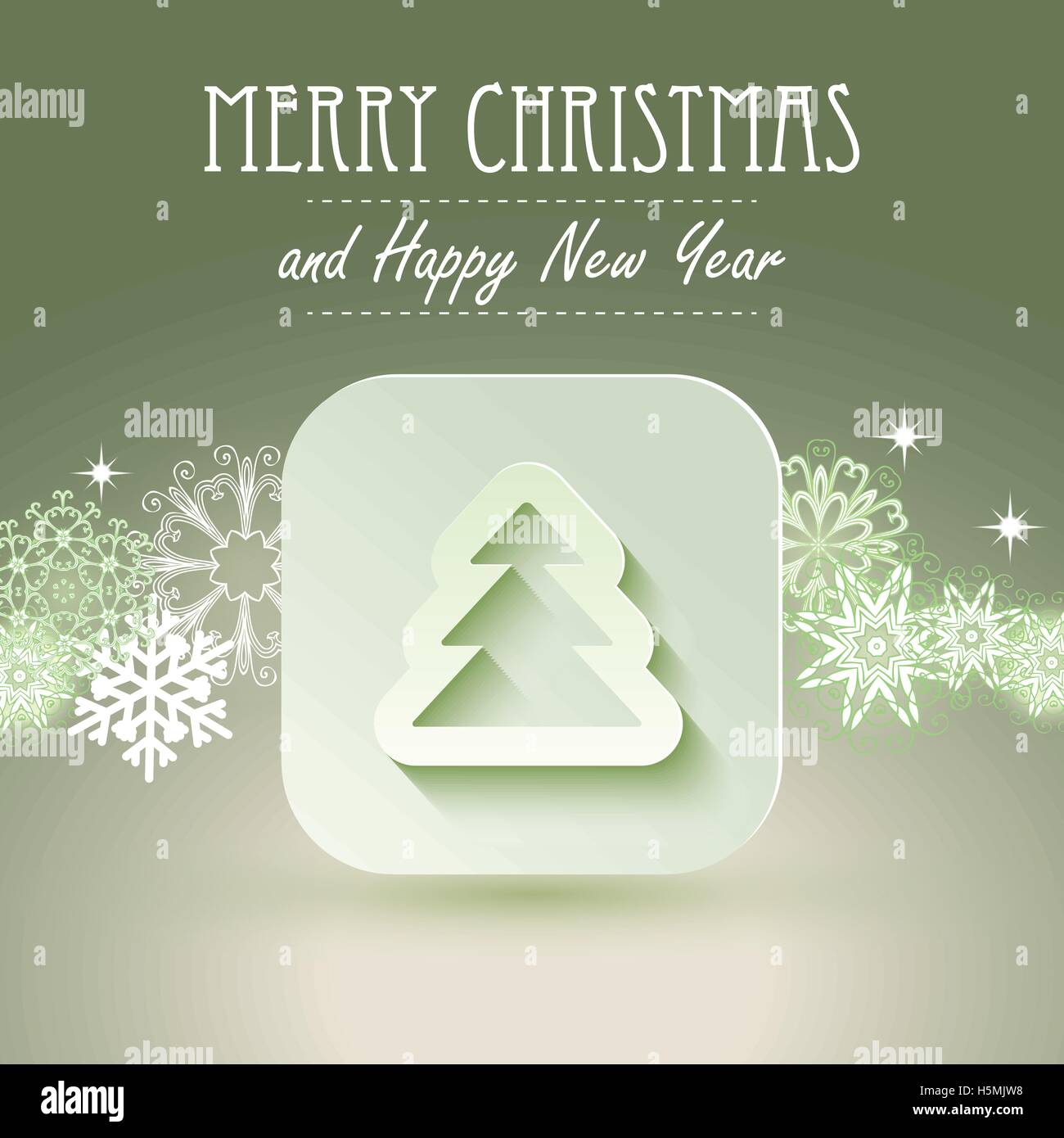 Christmas icon with paper effect Stock Vector Image & Art - Alamy