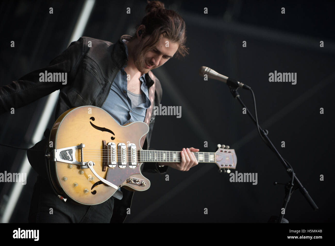 Andrew Hozier-Byrne of Hozier performs at Bumbershoot festival on ...