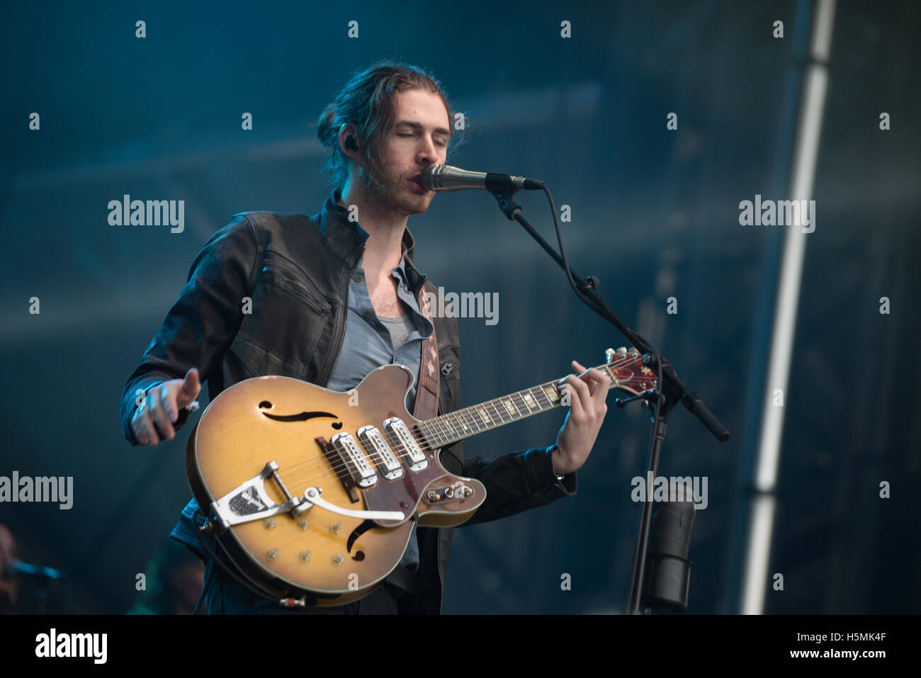 Andrew Hozier-Byrne of Hozier performs at Bumbershoot festival on ...