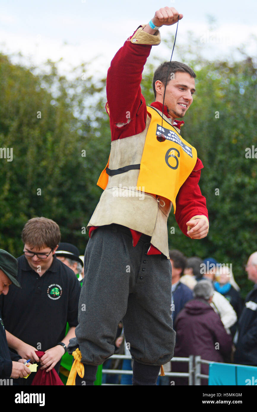 Winning Champion Conker King Tom Dryden in The World Conker ...