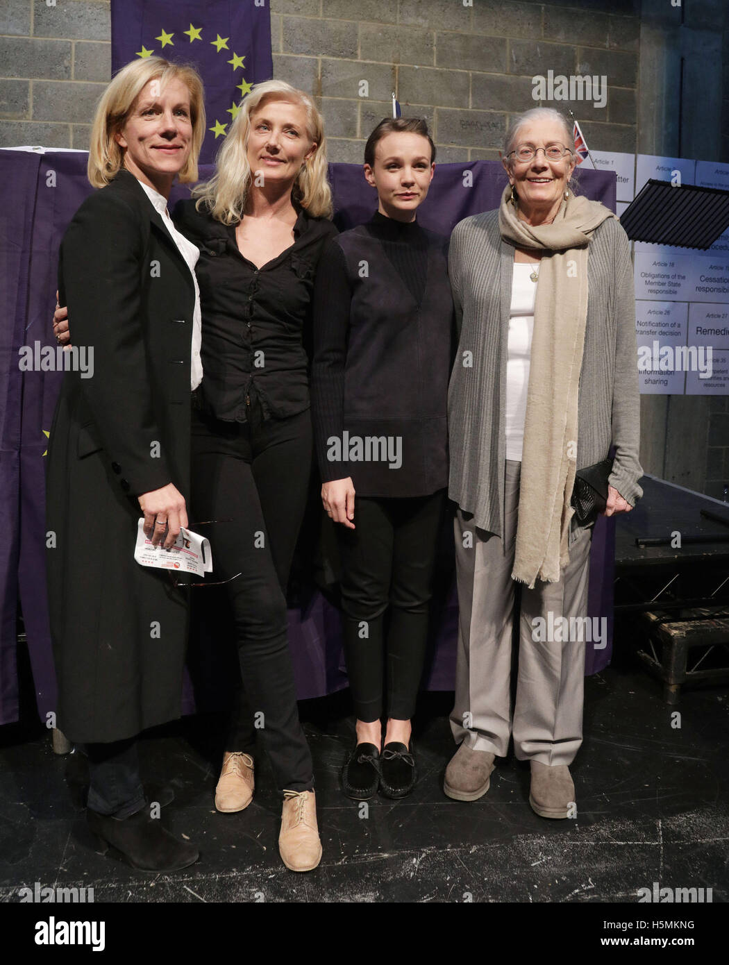 (left to right) Juliet Stevenson, Joely Richardson, Carey Mulligan and ...