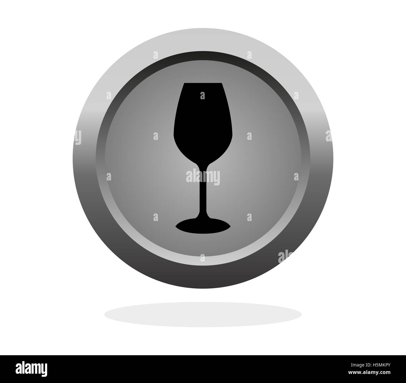 Glass glass icon Stock Photo - Alamy