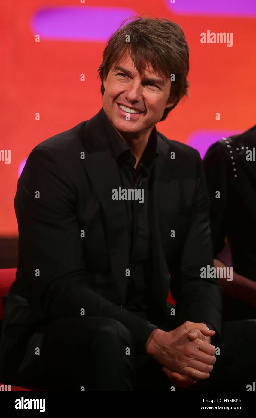 Tom Cruise during filming of the Graham Norton Show at The London ...