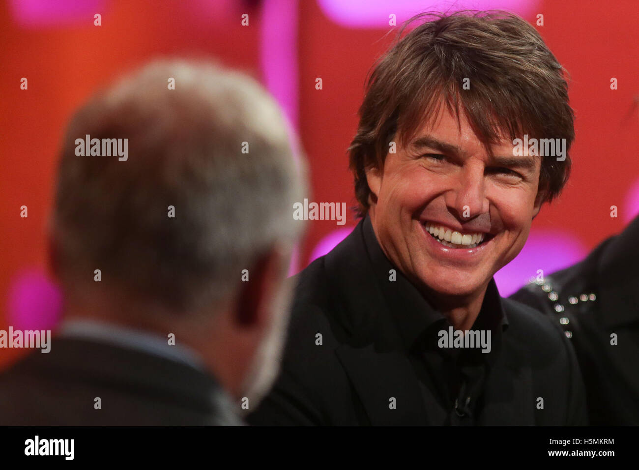 Tom Cruise during filming of the Graham Norton Show at The London ...