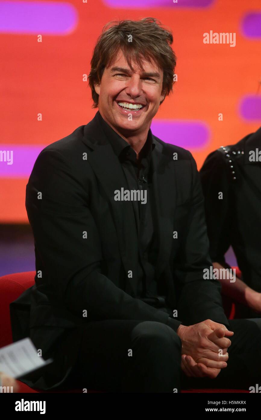 Tom Cruise during filming of the Graham Norton Show at The London ...