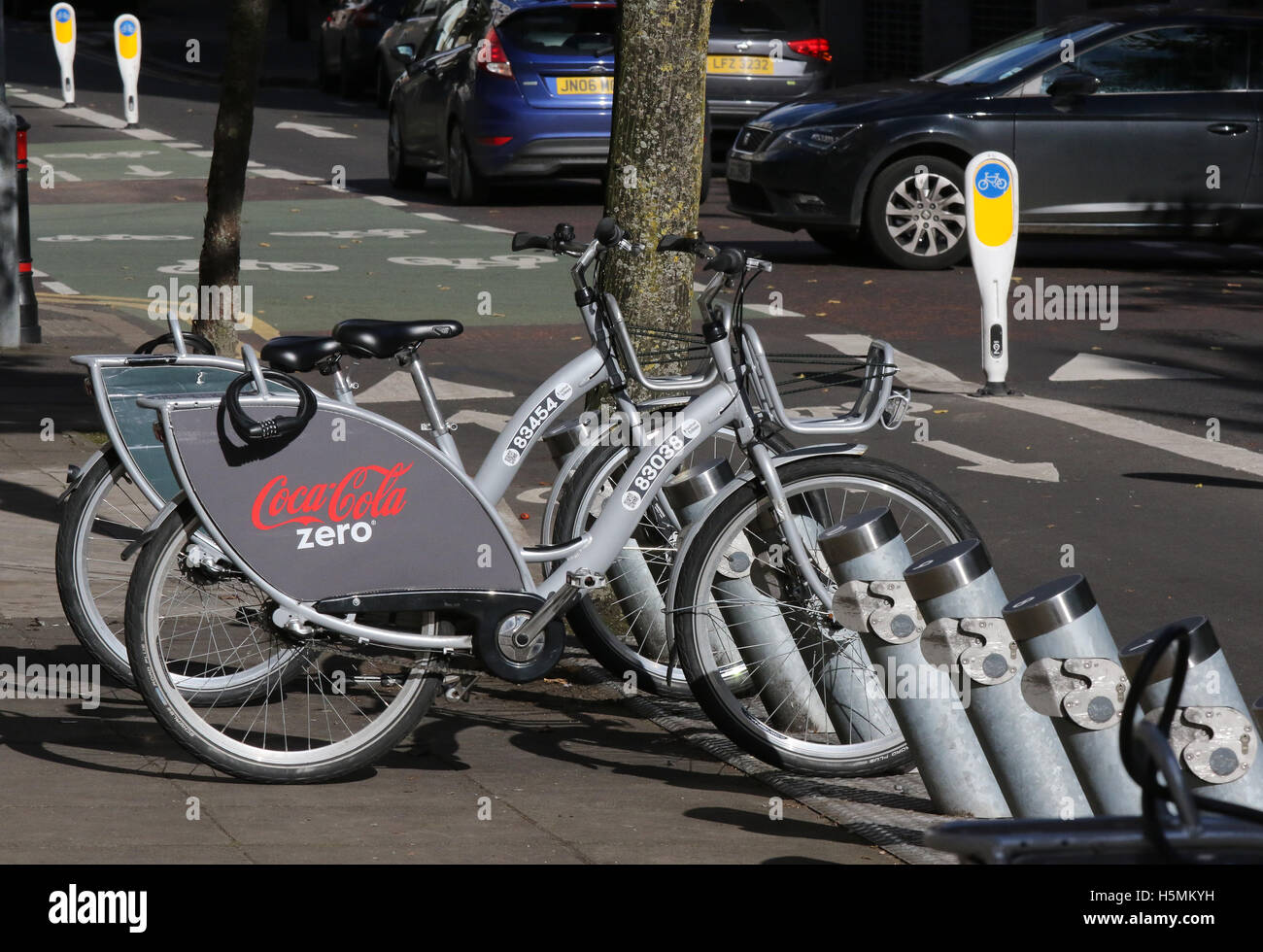 Coca cola zero belfast bikes scheme hi-res stock photography and images ...