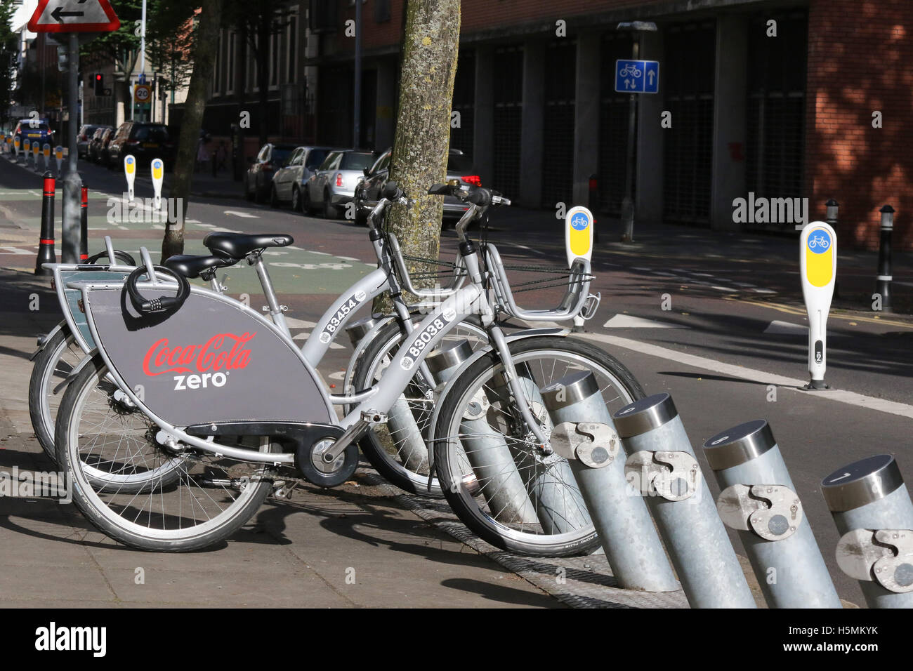 Coca Cola Zero Belfast Bikes Scheme Belfast - bikes at Alfred Street ...