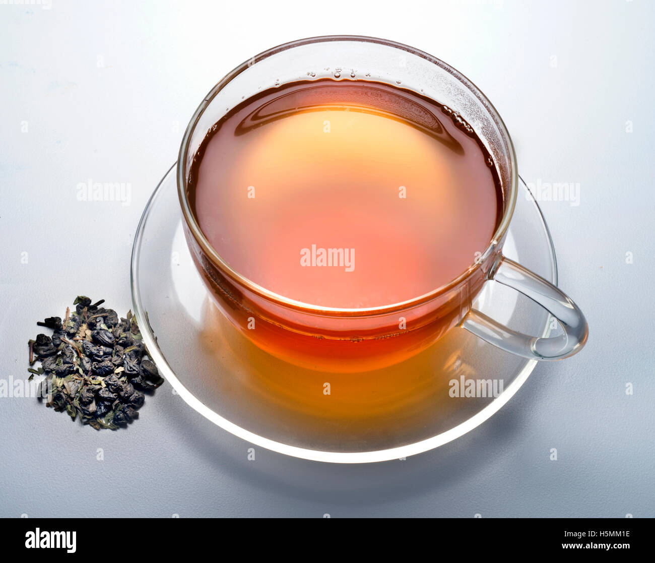 Closeup of tea leaf hi-res stock photography and images - Alamy