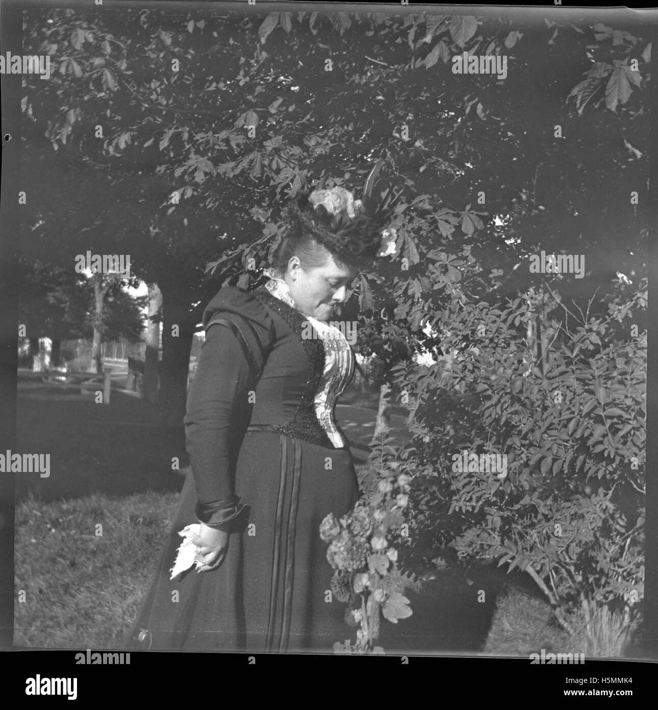 A portrait of Emma Babb, wife of Del Babb, taken in South Thomaston ...