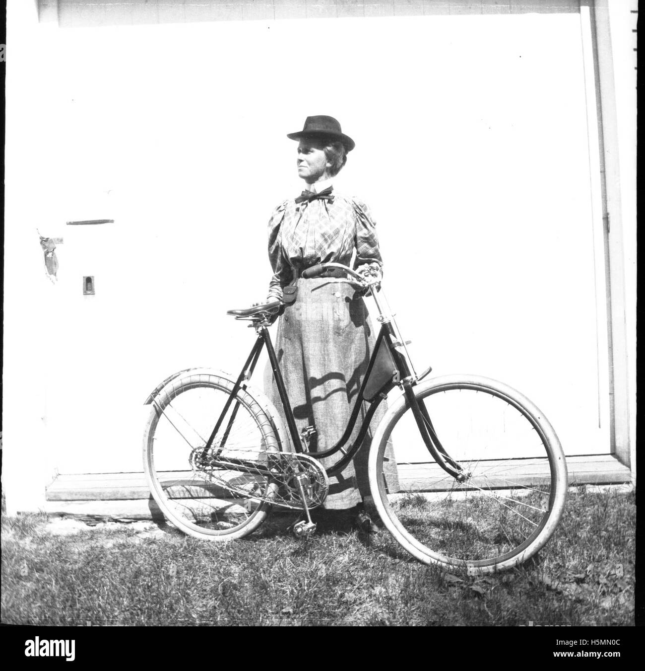 "Francis Porter & bicycle, August 15, 1898 Stock Photo - Alamy
