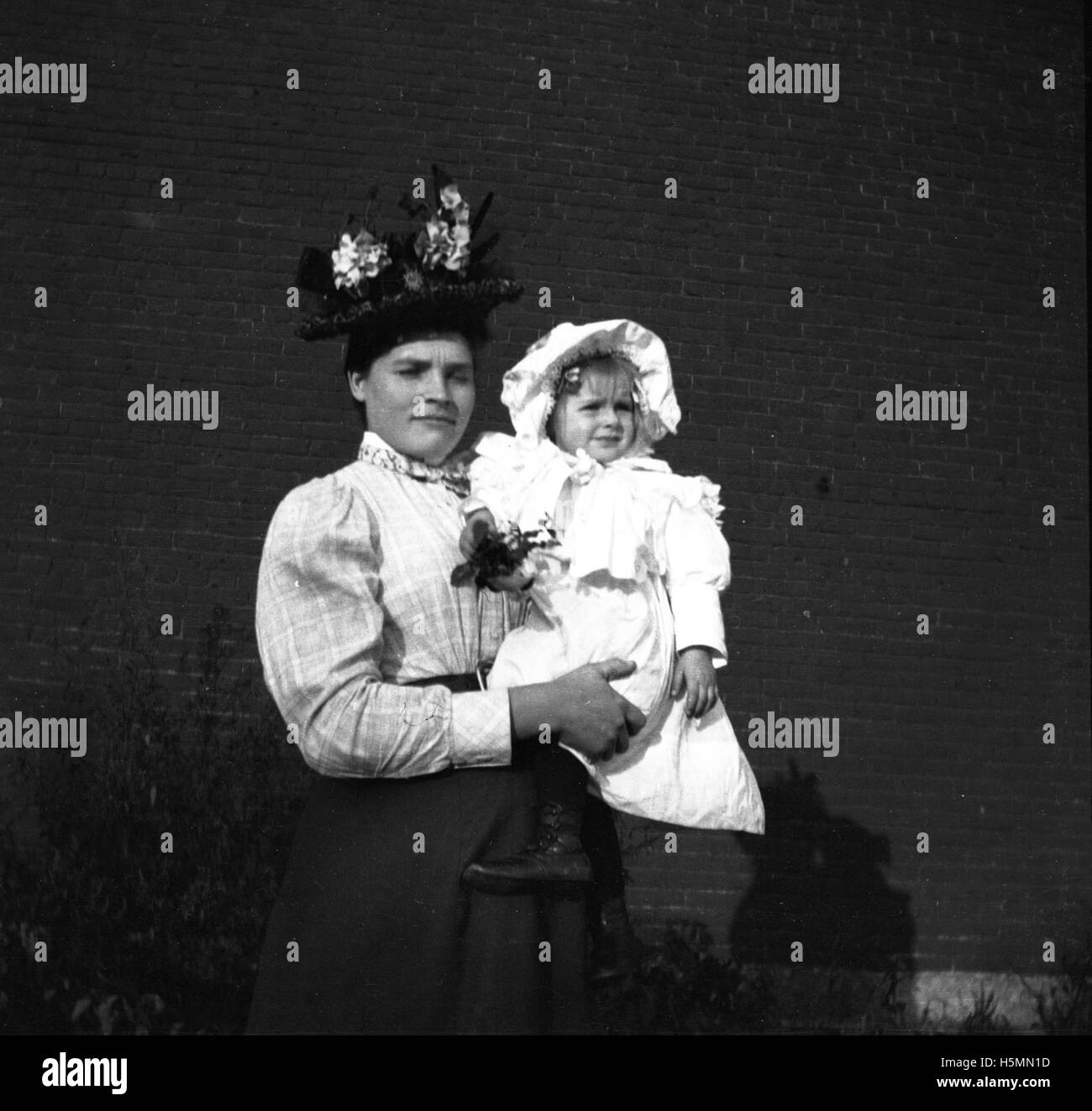 A photograph of Ellen and Augusta, taken in August 1898. The image ...