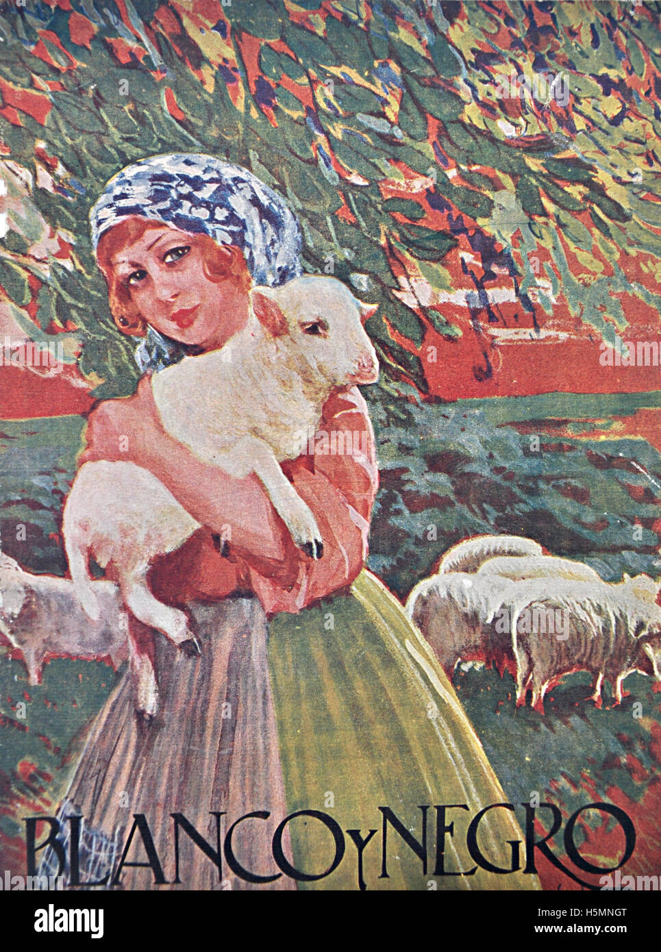 old magazine, 20s of the twentieth century, called Black and White ...