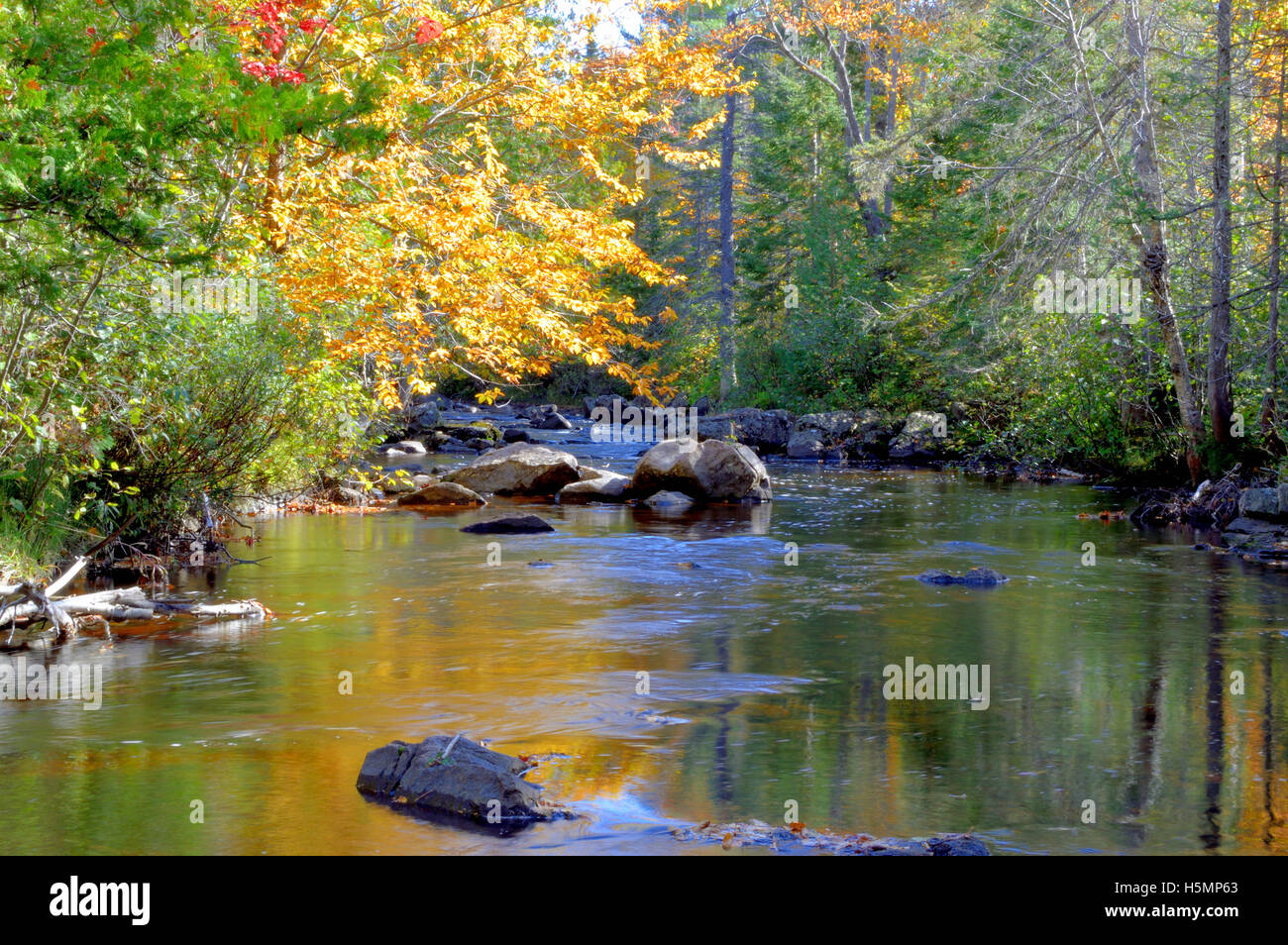 River and fall colors hi-res stock photography and images - Alamy