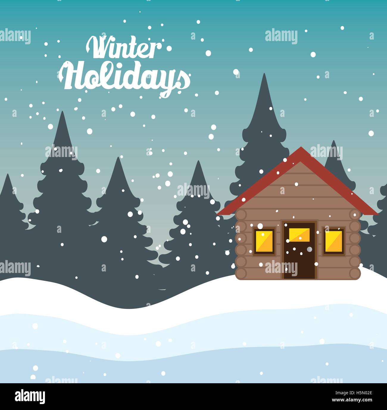 winter holidays season icon Stock Vector Image & Art - Alamy
