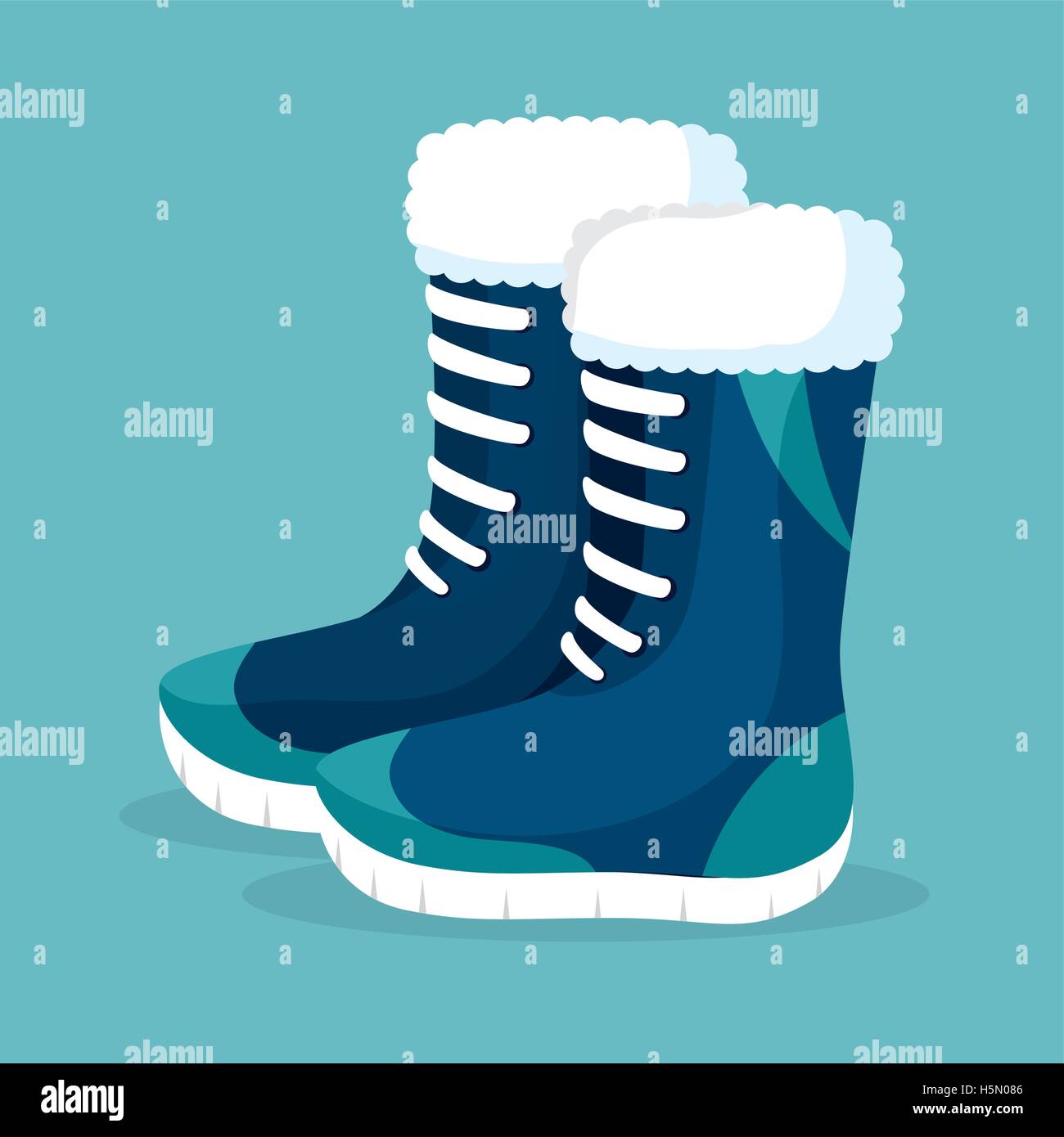 winter season boots icon Stock Vector Image & Art - Alamy