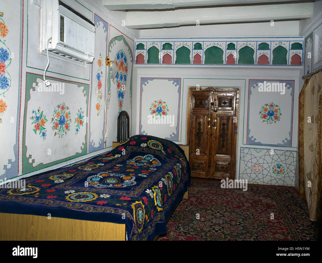 Bukhara Uzbekistan Traditional Style Room in Guest House Stock Photo ...