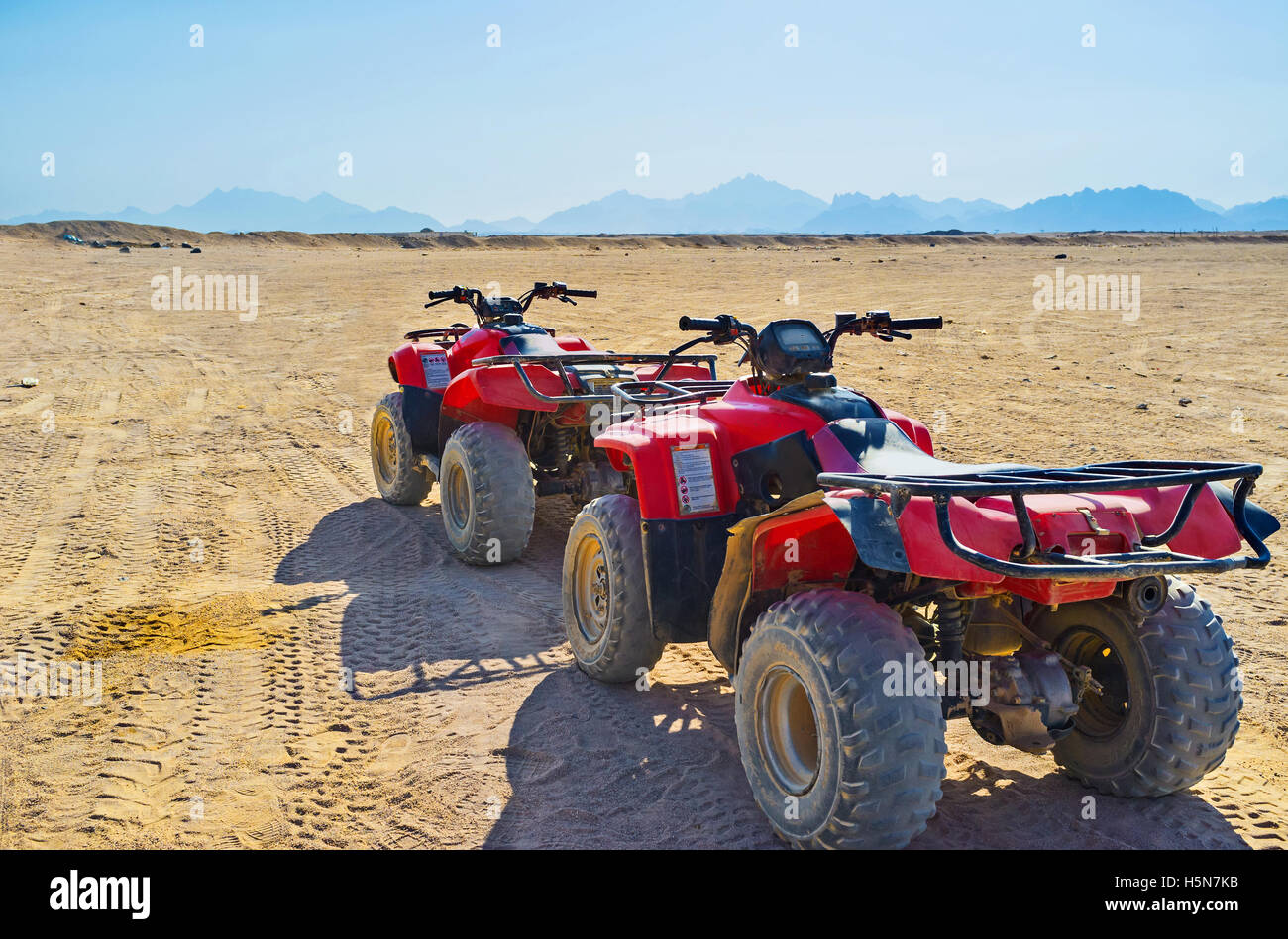 The safari on quads to Sahara desert is one of the best ways to ...