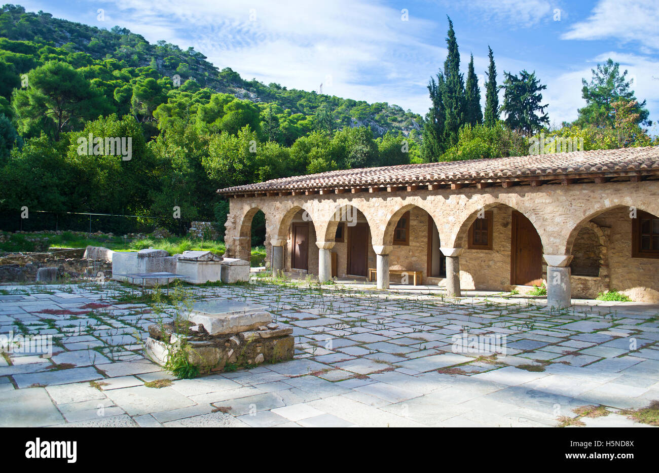 Daphni monastery athens hi-res stock photography and images - Alamy