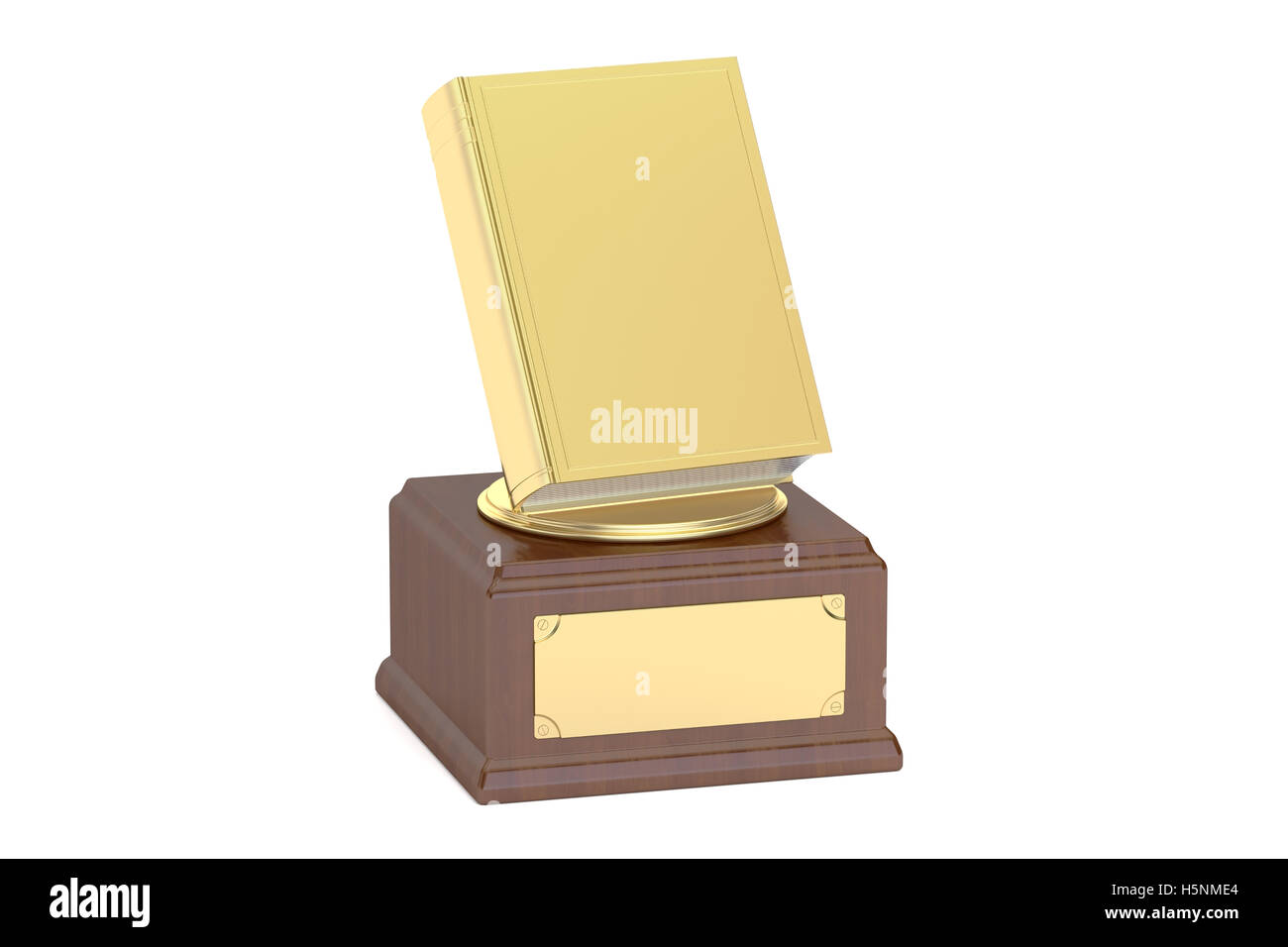 Golden Book Award, 3D rendering isolated on white background Stock ...