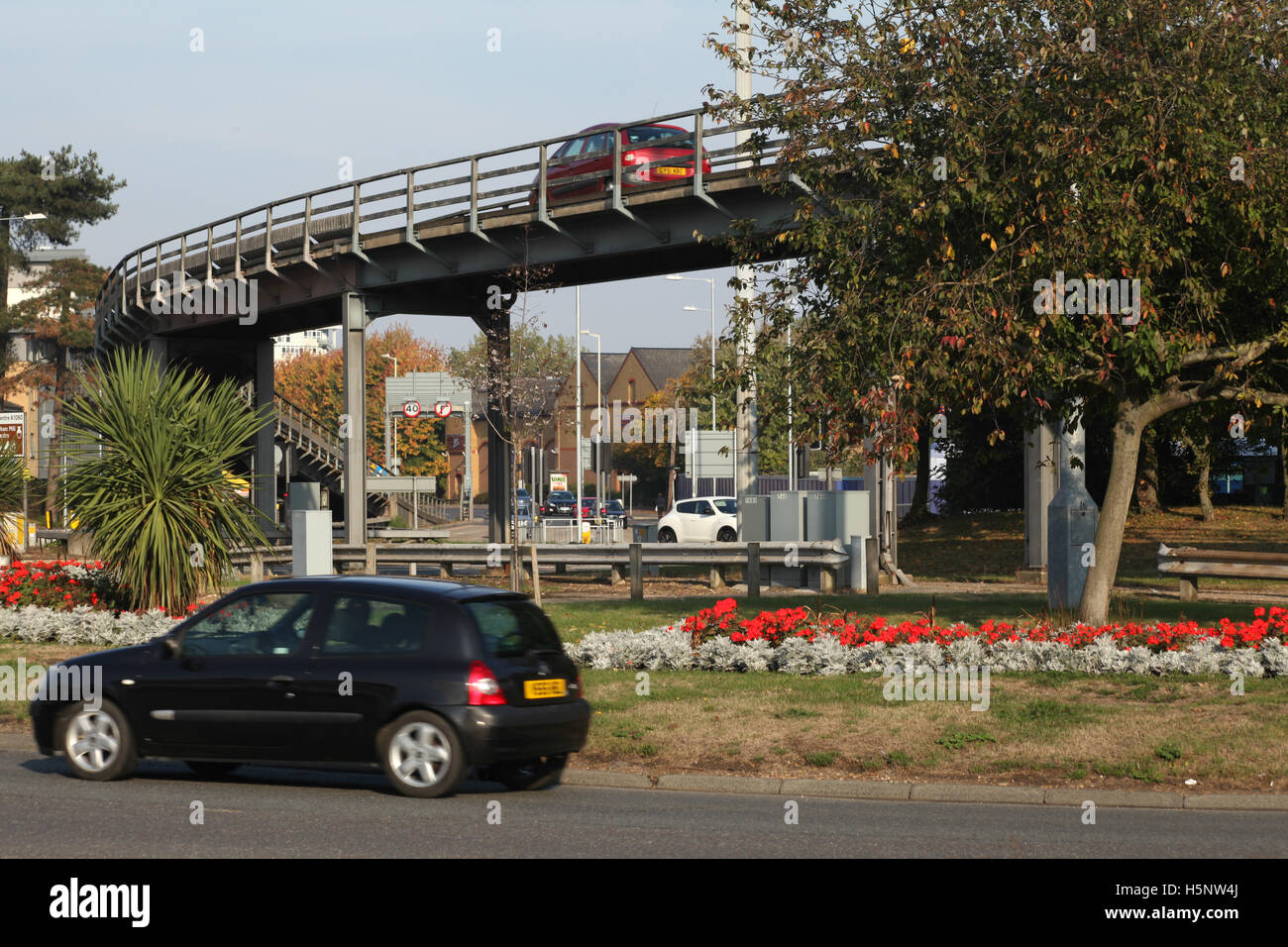Army & Navy flyover and roundabout, Chelmsford, Essex Stock Photo - Alamy