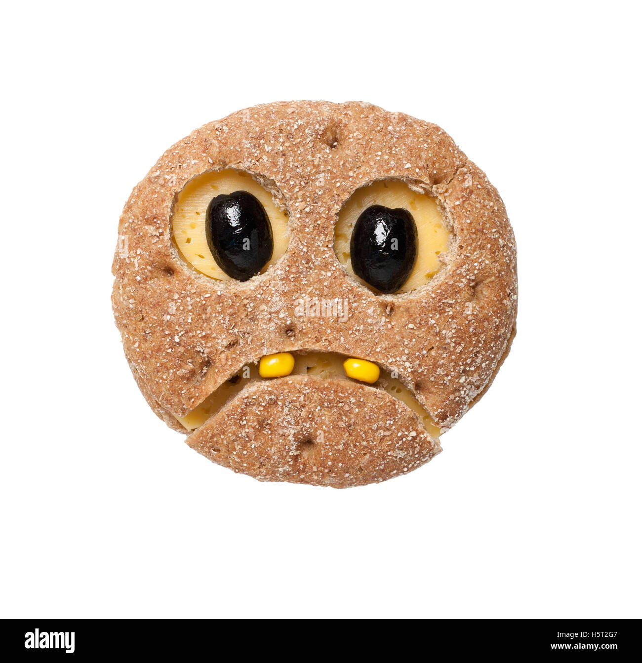 Ghost made of bread on isolated background Stock Photo - Alamy