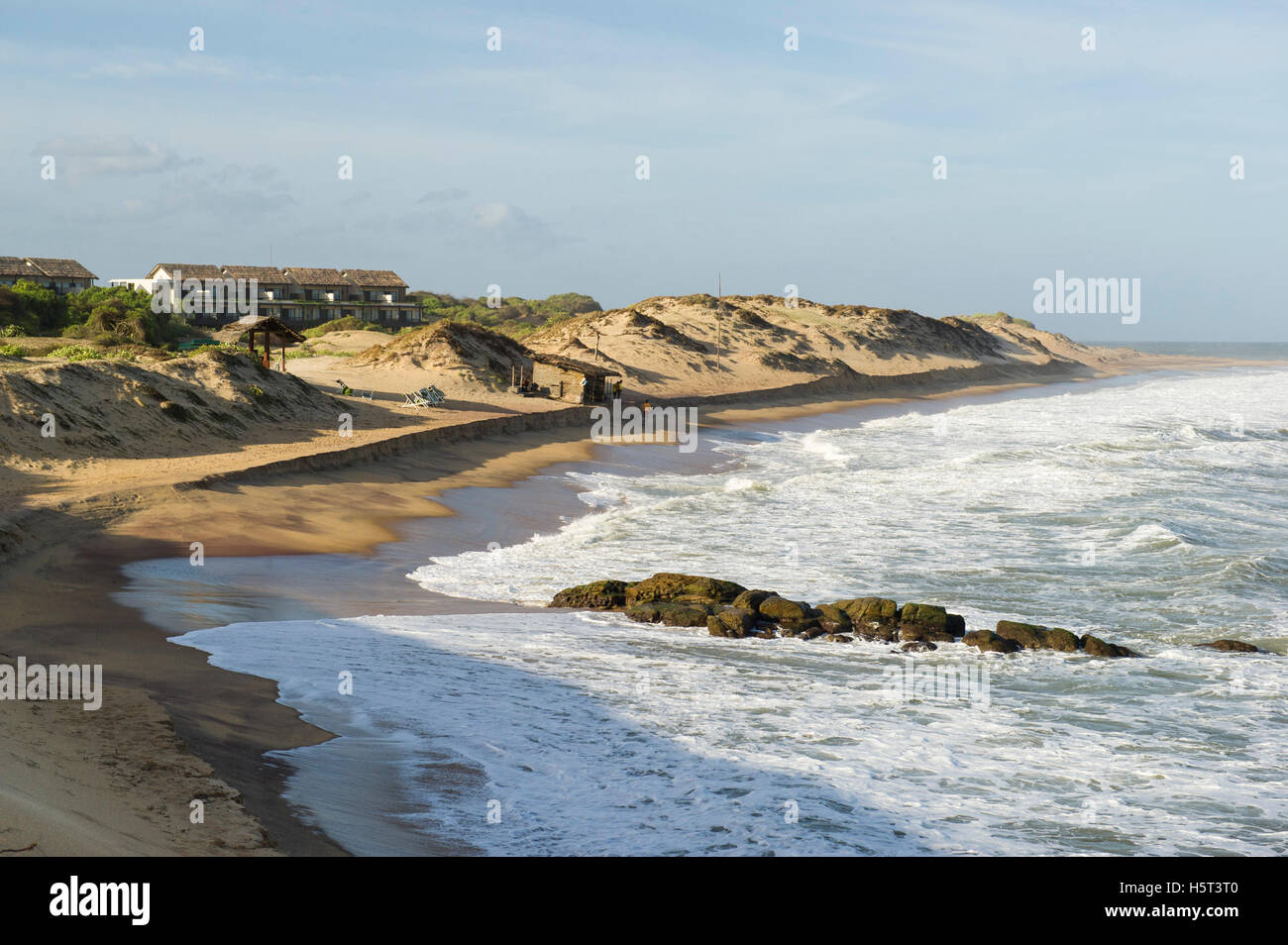 Jetwing Yala Hotel on the beach, Yala National Park, Sri Lanka Stock ...