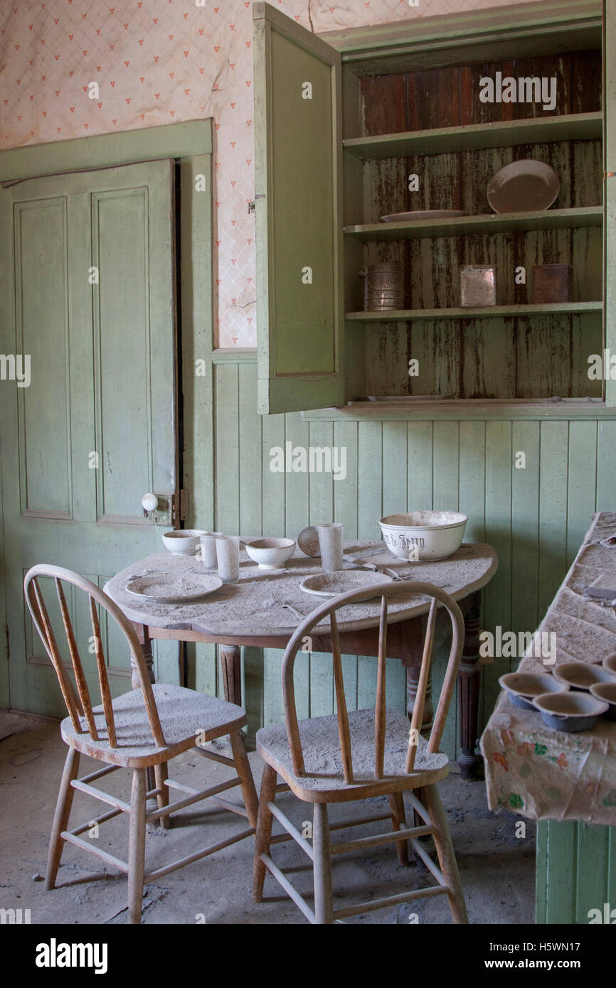 Inside The Miller House in Bodie, California, a ghost town that was ...