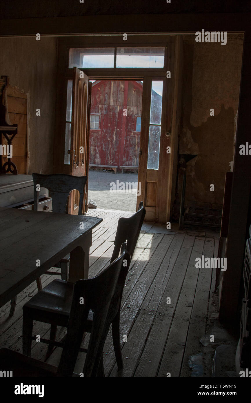 Inside The Miller House in Bodie, California, a ghost town that was ...